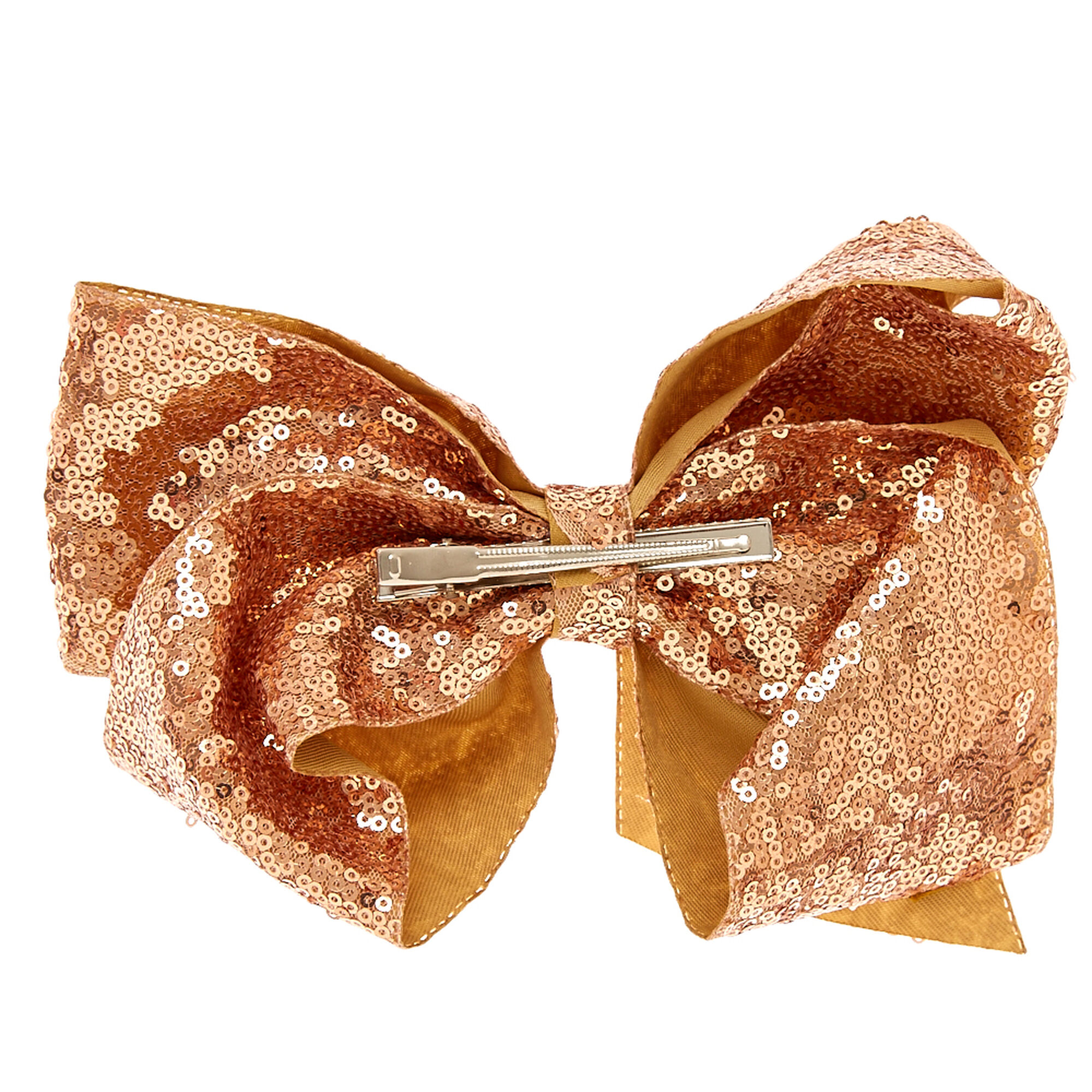 JoJo Siwa Large Gold Sequin Signature Bow | Claire's US